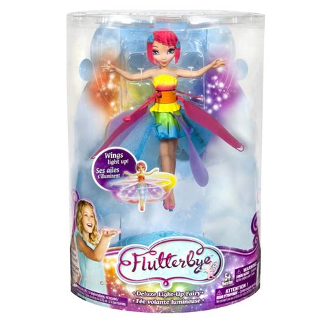 Spin Master Flutterbye Deluxe Light Up Rainbow Fairy