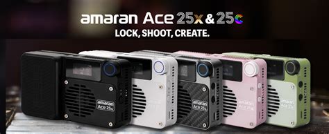 [new] Aputure Amaran Ace 25c Bi Color Ace 25x Rgb Portable Led Video Light For Photography And