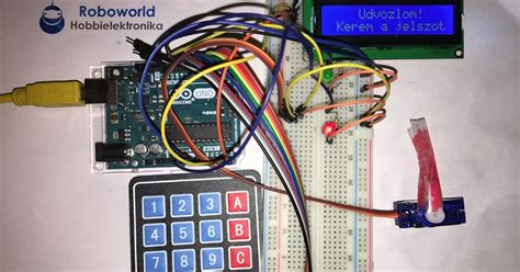 Arduino Security Panel Kijelzővel és Billentyűzettel