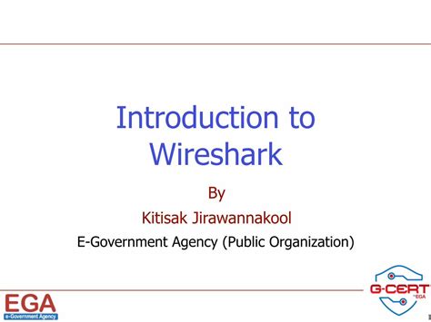 Pdf Introduction To Wireshark€¦ · About Wireshark Demo Exercises 2