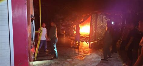 ផ្អើលទាំងយប់ឆេះតូប លក់ស្បែកជើង ទាំងស្រុងគិតទឹកប្រាក់ប្រមាណ១ម៉ឺនដុល្លារនៅស្រុកស្វាយទាប នគរដ្រេហ្គន