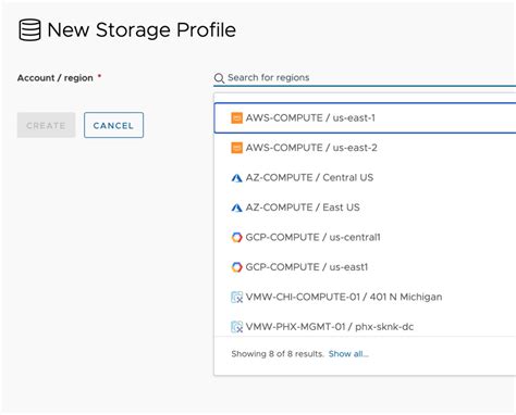Storage Profiles Falling Through The Clouds