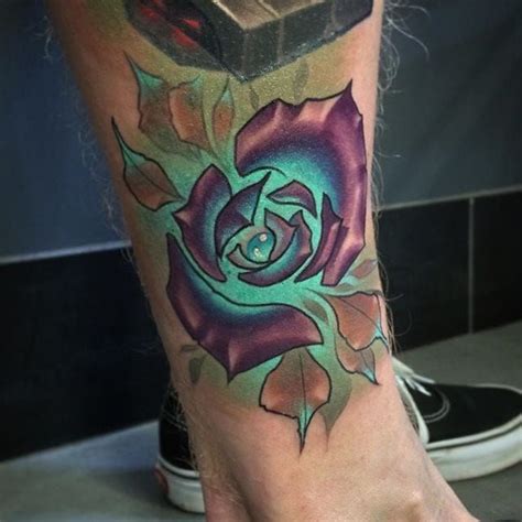 New Skool Rose Tattoo