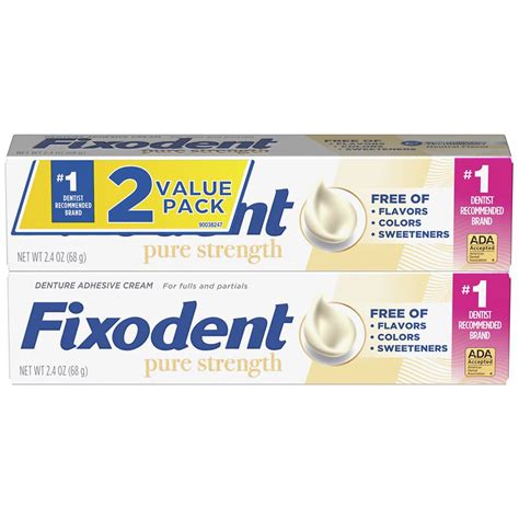 Fixodent Pure Strength Secure Denture Adhesive Walgreens