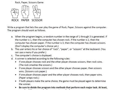 [solved] rock paper scissors game rock paper sci solutioninn