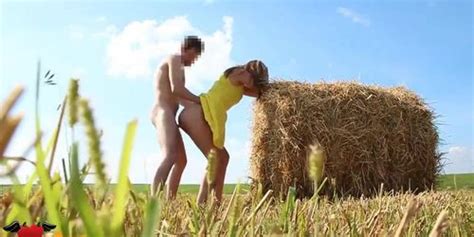 Fucking Under The Sun Front Of Hay Stack Tnaflix Com