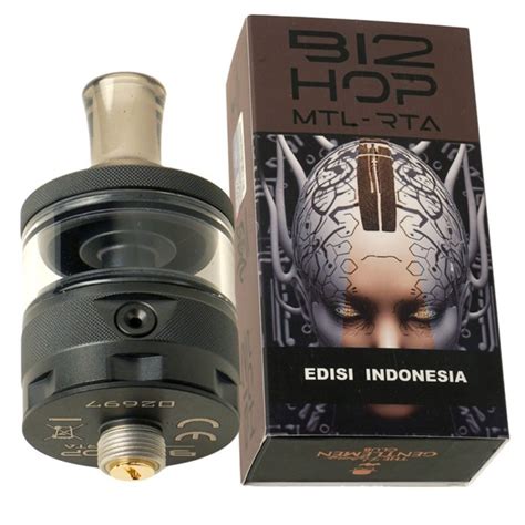 Jual Atomizer Vape Bi2hop Mtl Rta 22mm Black Authentic By Ambition Mods Shopee Indonesia