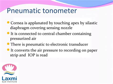 Tonometry Ppt