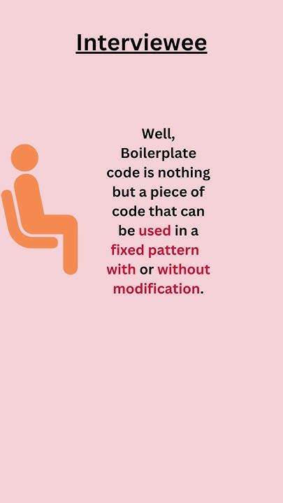 What Is Boilerplate Code Java Interview Question Shorts Youtube