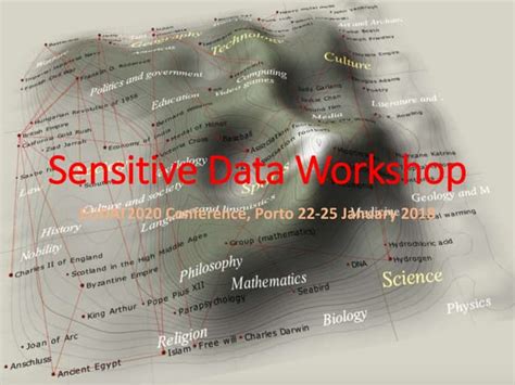 Sensitive Data Workshop Ppt
