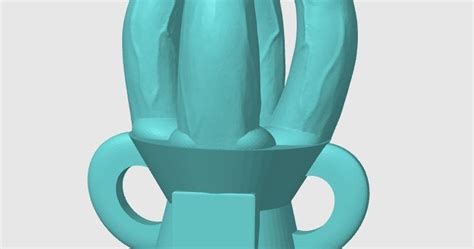 Multi Dick Trophy With Incision Area To Add Your Message By Olle3d Download Free Stl Model