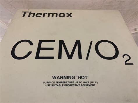 Ametek Thermox Cemo2 Analyzer Transamerican Equipment Company