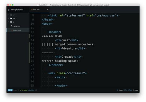 06 Merge Conflicts · Udacity Fend Summary