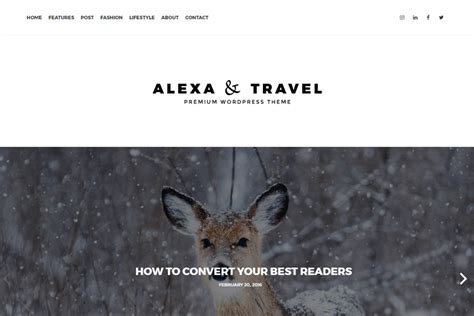 Alexa Premium Wordpress Blog Theme A Wordpress Template By Themebone