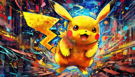 Abstract Art Of Pikachu Ai Image By Greybonz On Deviantart