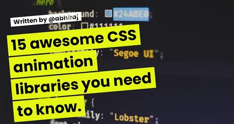 15 Awesome Css Animation Libraries You Need To Know Devdojo