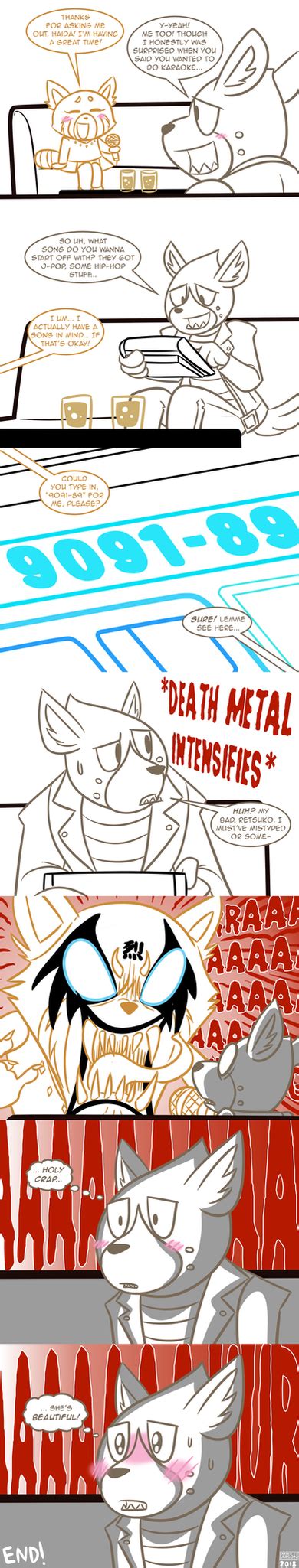 Retsuko X Haida Comic By Michaeljlarson On Deviantart
