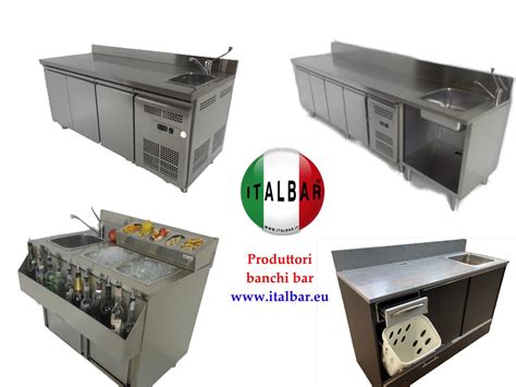 Banconi Bar Banchi Frigo Vetrine Refrigerate Cocktail Station