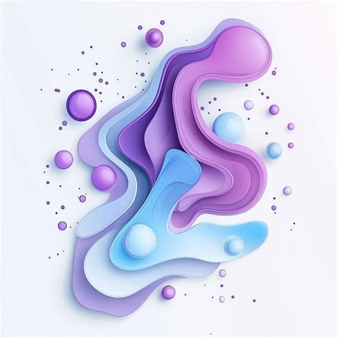 Exploring The Fluid Dynamics Of Color A Vivid Interplay Of Purple And