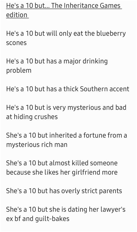 Hes A 10 But Inheritance Games Edition Inheritance Inheritance Trilogy Book Memes