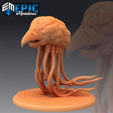 3d Printable Grell Mother Sightless Aberration Mind Master Giant