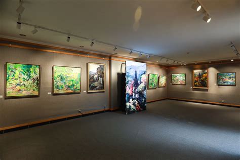 画中的云朵动起来，千年古刹云居寺油画艺术展开幕 油画 云朵 艺术展 房山 云居寺 手机新浪网