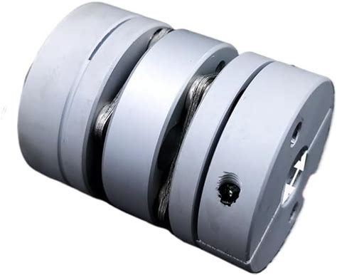 Cokyis Aluminum Alloy D49l57 Double Diaphragm Coupling Elastic Connector D49mm L57mm