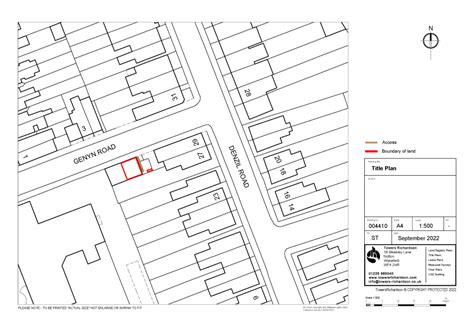 Title Plan Examples Towers Richardson