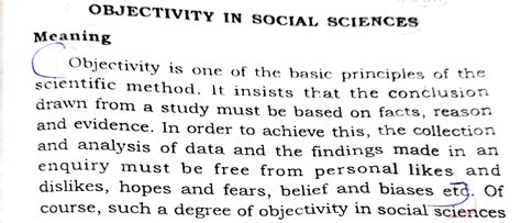 Objectivity Methodology Objectivity In Social Sciences Meaning