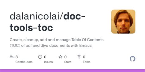 Doc Tools Toc Create Cleanup Add And Manage Table Of Contents Toc