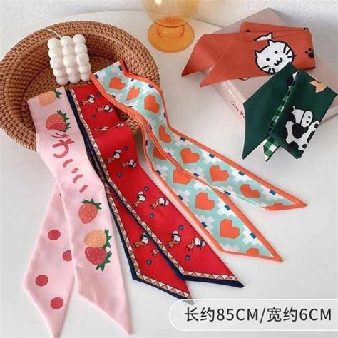 Aksesori Wanita Reben Rambut Kartun Gaya Korea Pita Pelbagai Fungsi Tali Rambut Gadis Comel