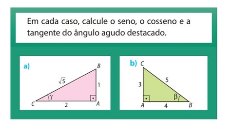 Seno Cosseno E Tangente Como Calcular Tabela E Exercícios Vaixm