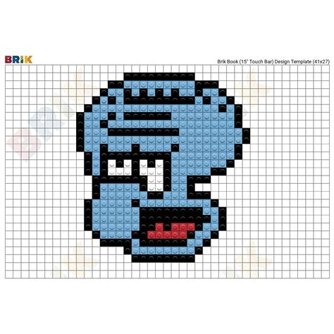Minecraft Pixel Art Grid Spongebob