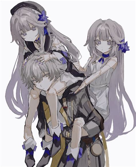 Trailblazer Caelus And Herta Honkai And More Drawn By Inagoinaire Danbooru