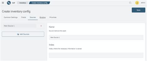 Asset Configuration Settings Documentation Saf