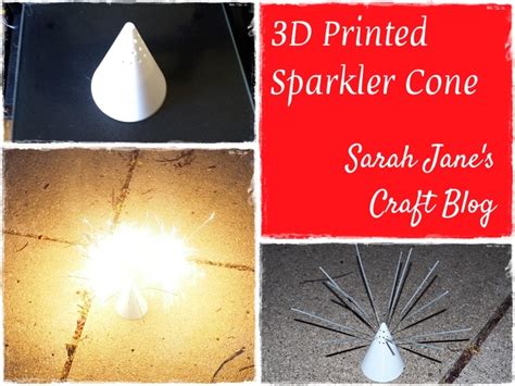 D Printed Sparkler Cone