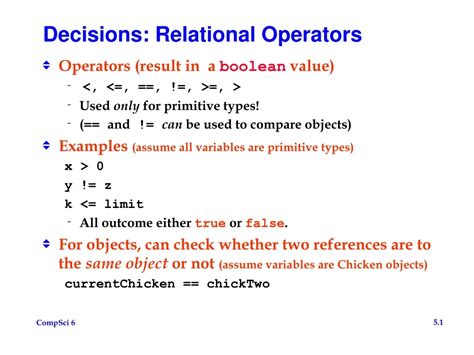 Ppt Decisions Relational Operators Powerpoint Presentation Free Download Id9075525