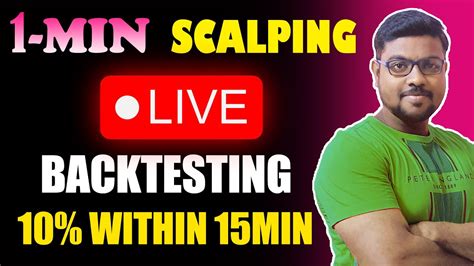 1 Min Scalping Strategy Live Backtesting Youtube