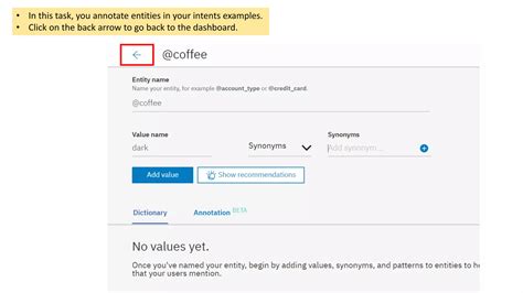 Watson Assistant Annotating Entities Tutorial Ppt