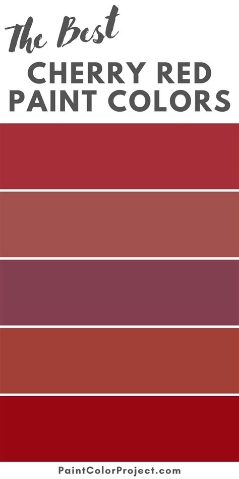 Shades Of Cherry Red
