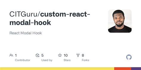 Github Citgurucustom React Modal Hook React Modal Hook