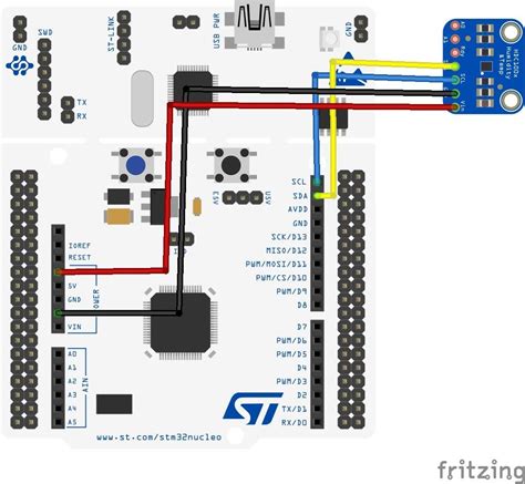 STM Nucleo And HDC Sensor Arduino Example