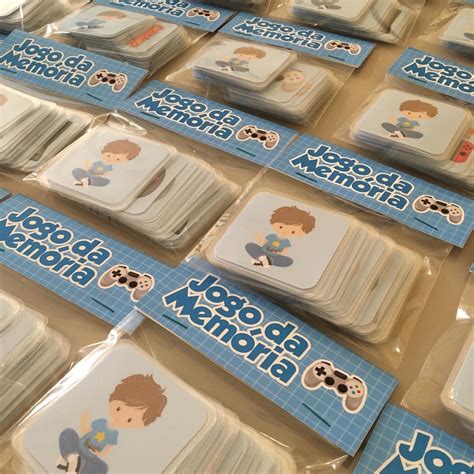 Jogo Da Memória Lembrancinha Festa Vídeo Game Elo7