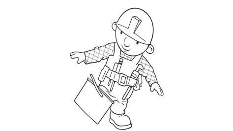 Dibujo De Bob El Constructor Para Colorear Y Pintar