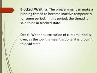 Multithreading In Java PPT