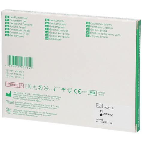 Suprasorb® G Compresse Gel 5 X 65 Cm 5 Pcs Redcare Pharmacie