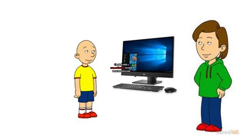 Caillou Creates Youtube Account And Gets Grounded Avs Version Youtube