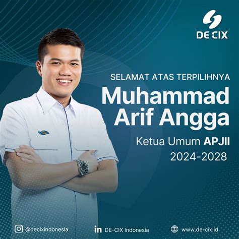 De Cix Indonesia On Linkedin Selamat Kepada Bpk Muhammad Arif Atas