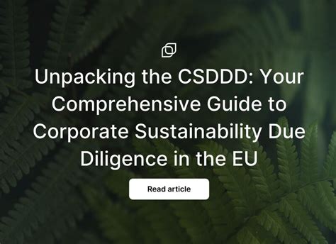 Wequity On Linkedin Csddd Eu Sustainability Corporateresponsibility Duediligence…