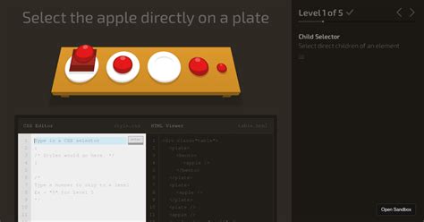 Css Selector Quiz Codesandbox
